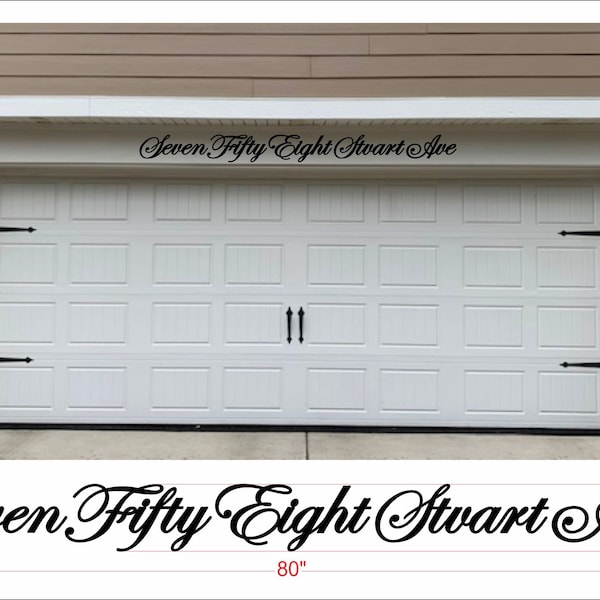 Garage Door Numbers - Etsy