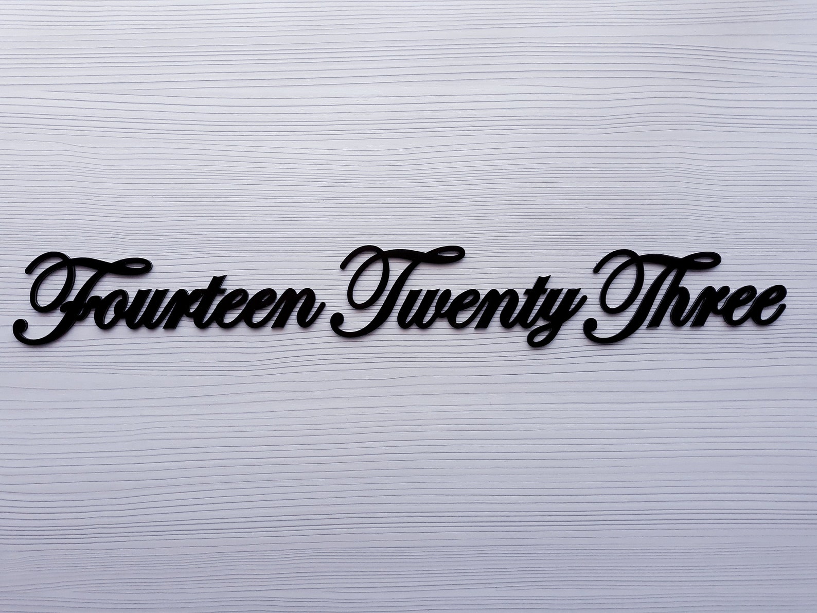 Script Address Sign Metalscript House Numberscustom House - Etsy