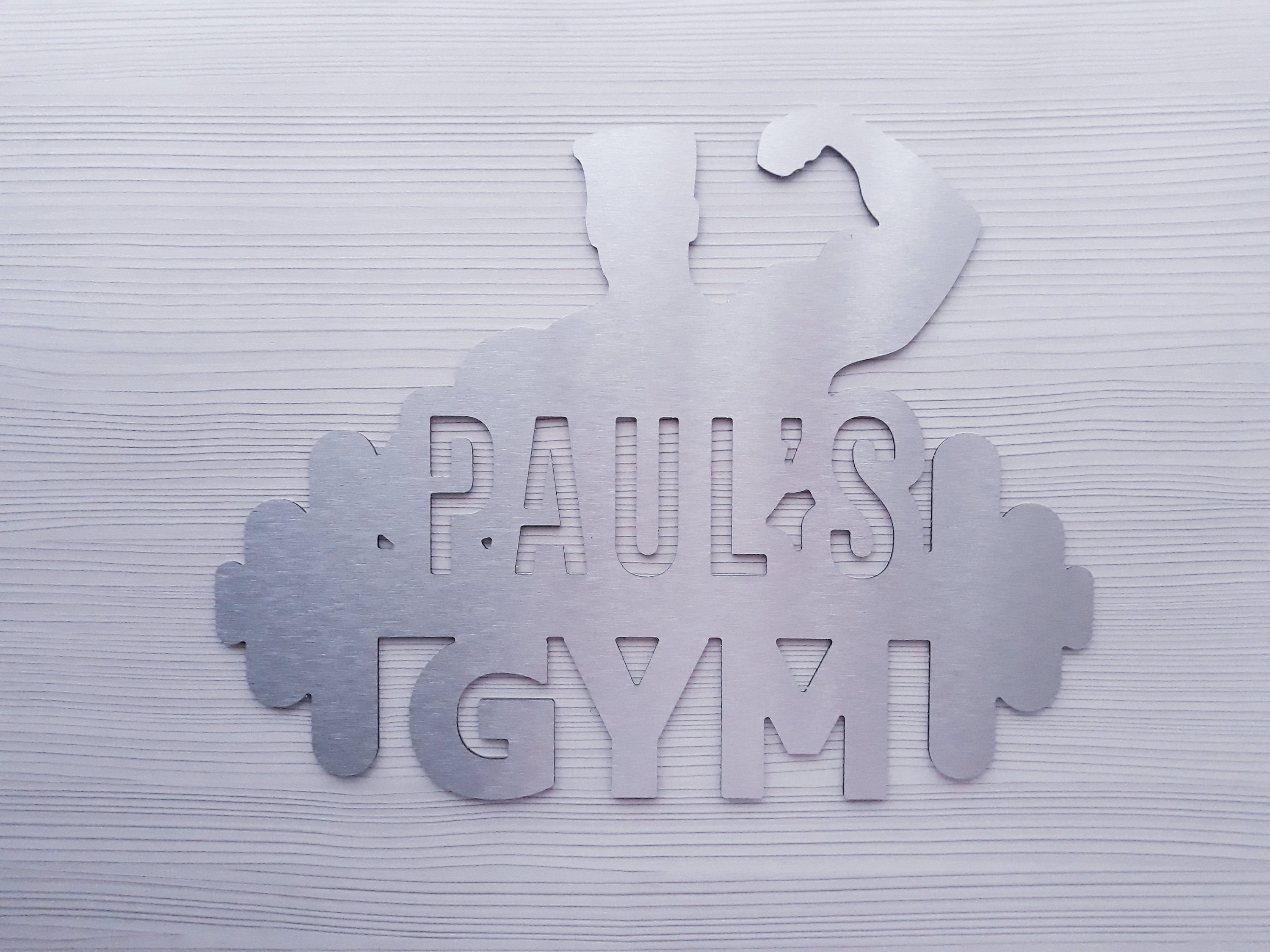 Custom Gym Signpersonalized Home Gym Signcustom Metal Gym - Etsy