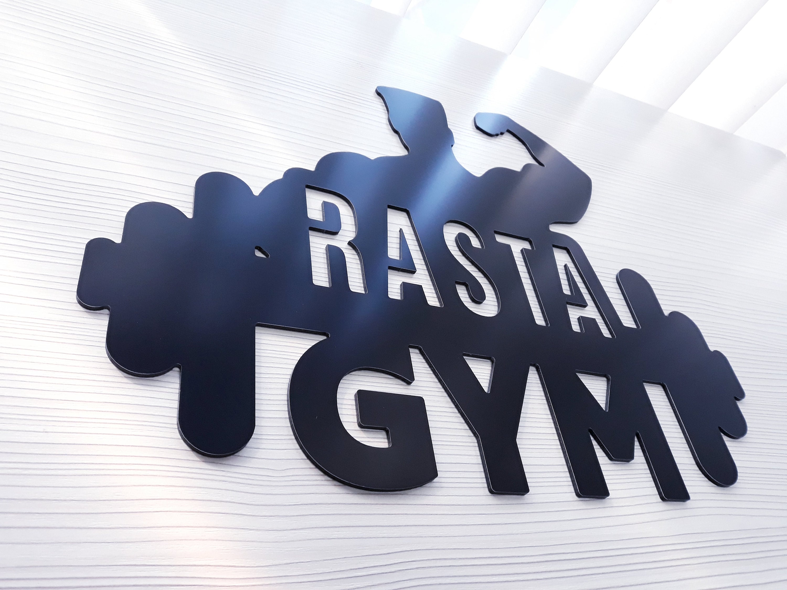 Custom Gym Sign,personalized Home Gym Sign,custom Metal Gym Sign,home ...