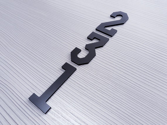 METAL House Numbers House Number Sign Metal Aluminum | Etsy