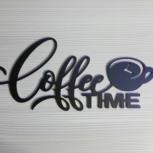 Coffee Time Sign for Kitchen Metal,coffee Sings House Decor,wall ...