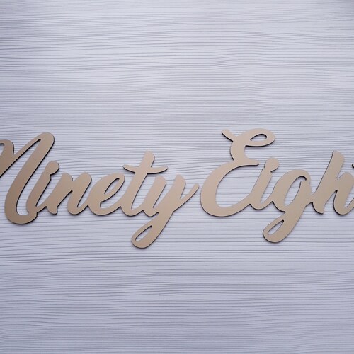 Script Address Sign Metal Custom House Numbers Sign Cursive - Etsy