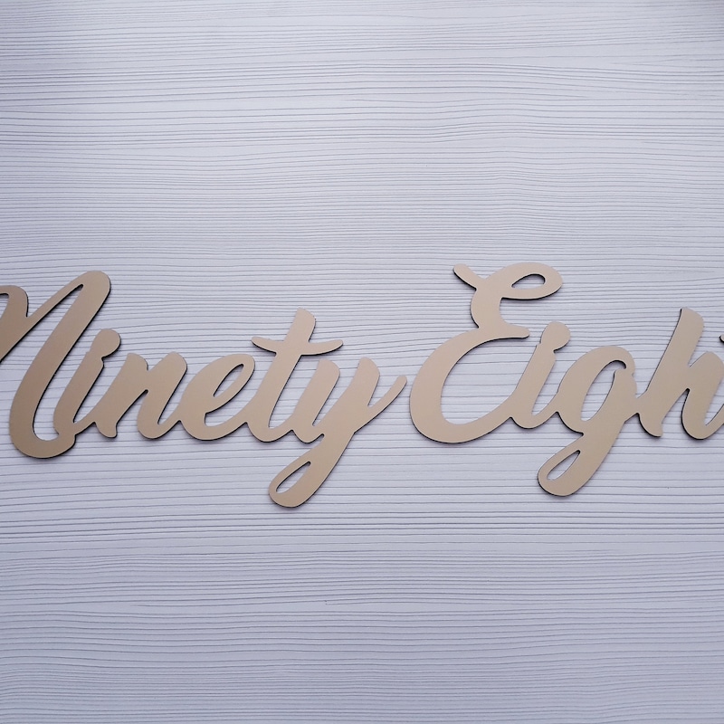 Cursive House Numbers - Etsy