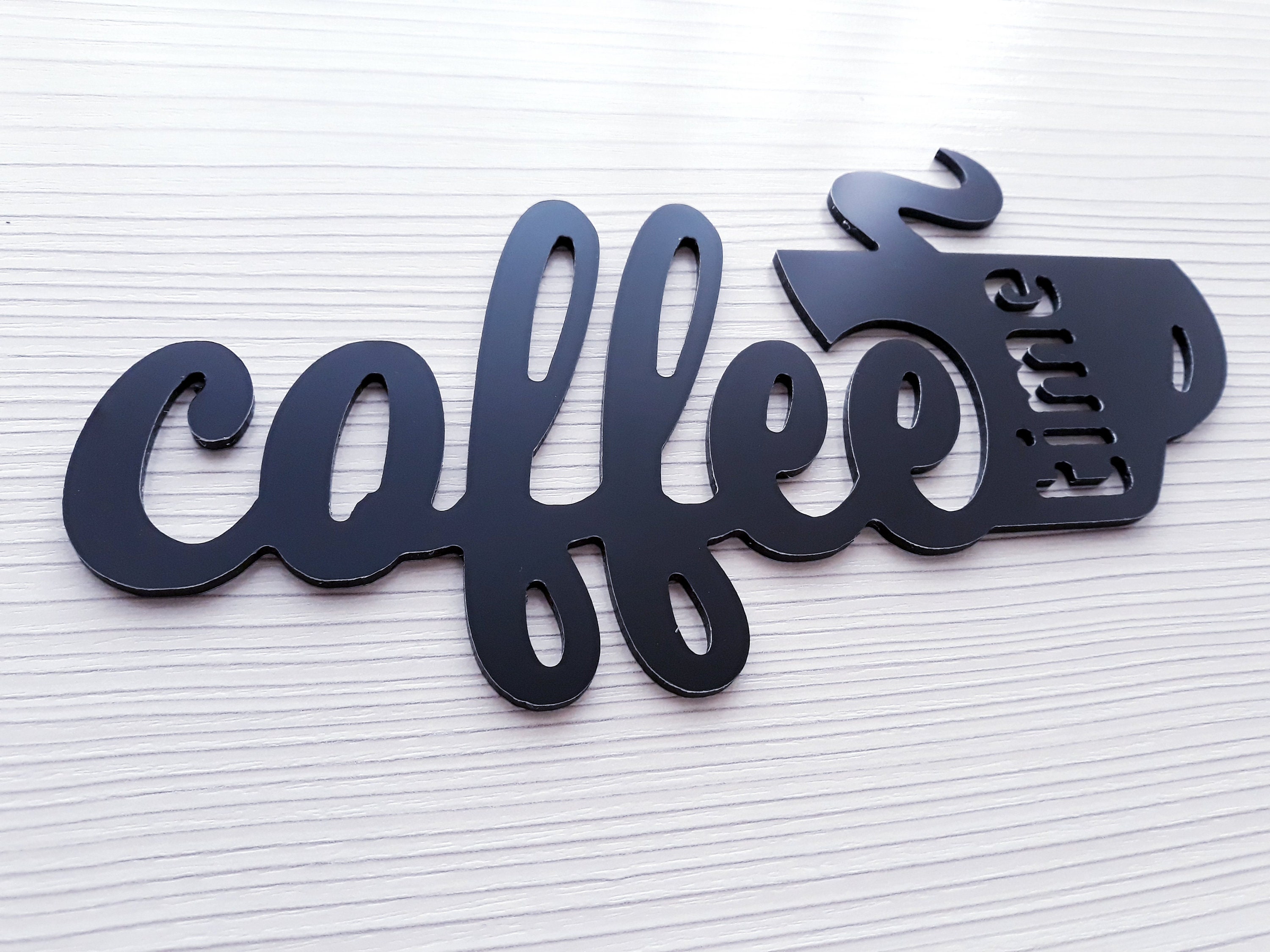 Coffee Time Sign for Kitchen Metalcoffee Sings House - Etsy