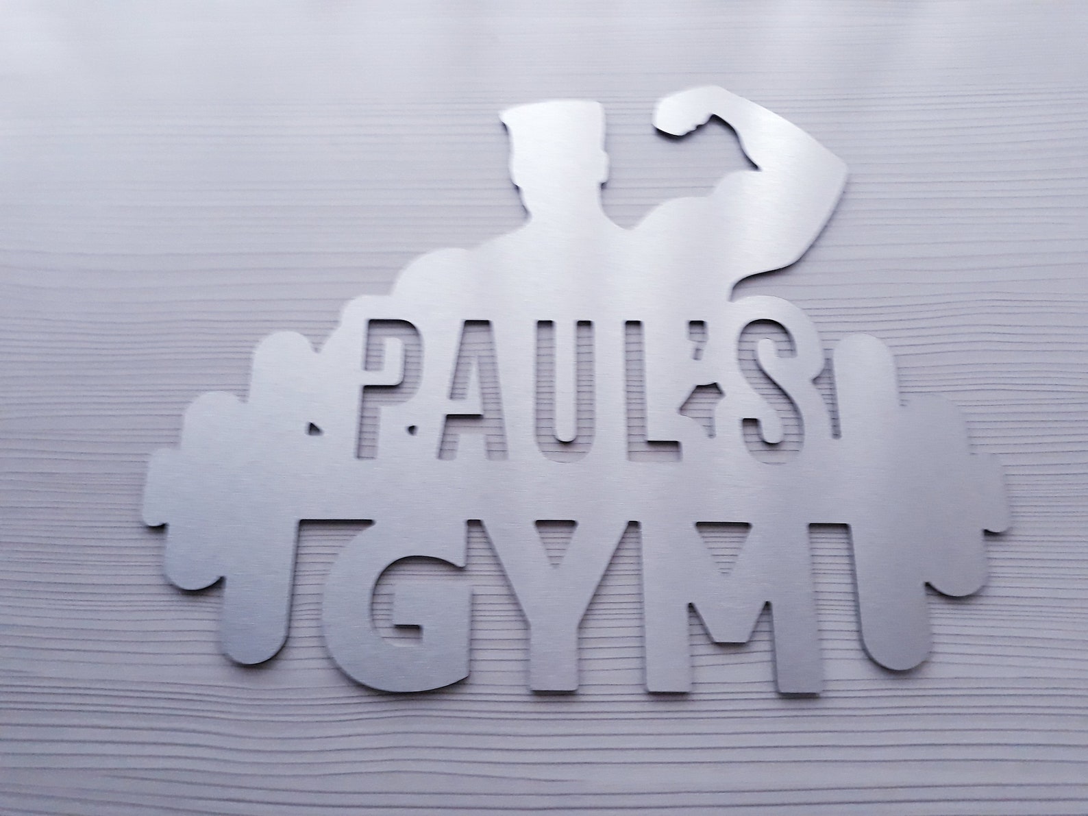 Custom Gym Signpersonalized Home Gym Signcustom Metal Gym - Etsy