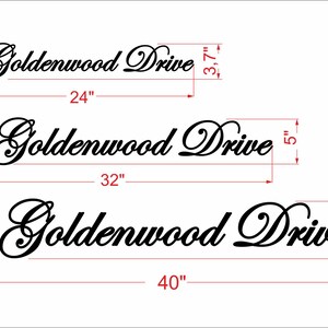 Script Address Sign script House Numbers Custom House - Etsy