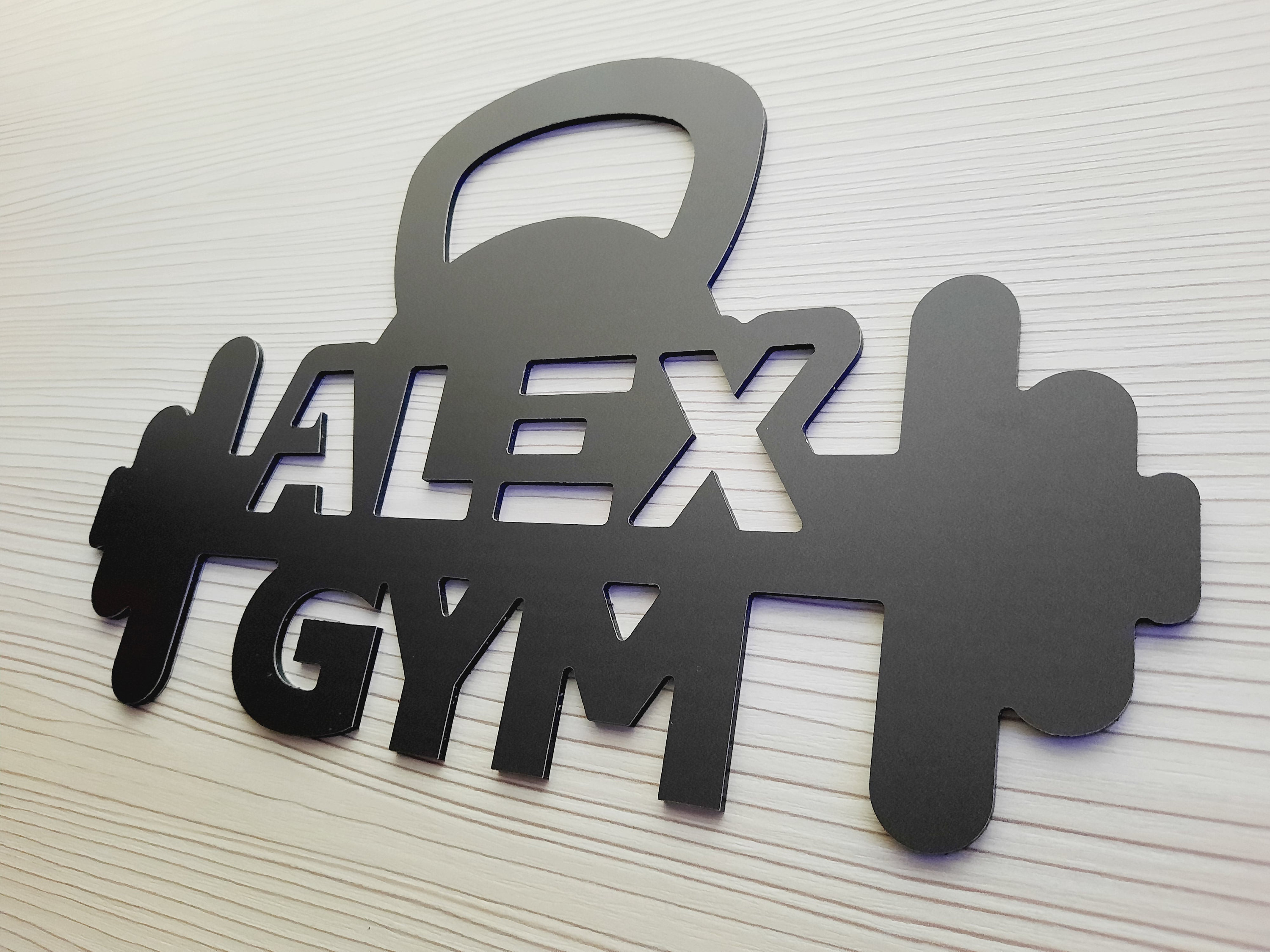 Custom Gym Signpersonalized Home Gym Signcustom Metal Gym - Etsy