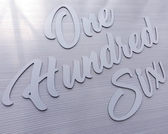 Script Address Sign script House Numbers Custom House | Etsy