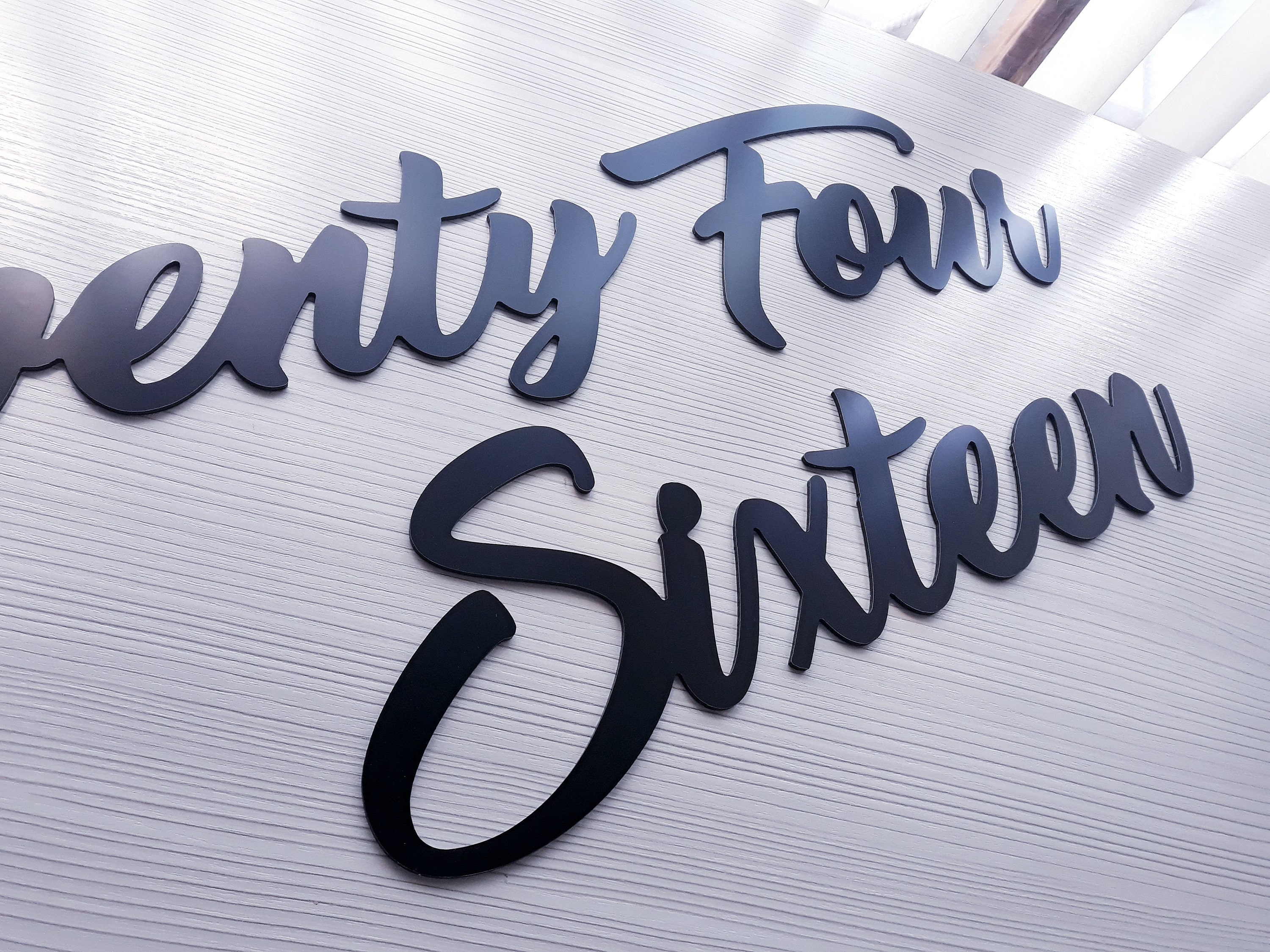 Script Address Sign Metal,script House Numbers,custom House Numbers ...