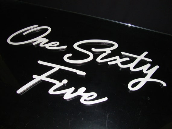 Script Address Sign script House Numbers Custom House - Etsy