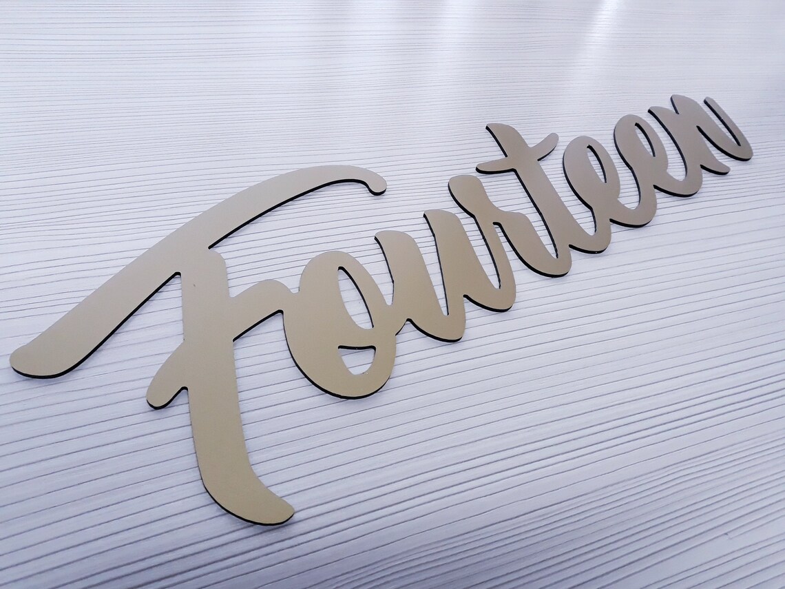 Script Address Sign Metal Custom House Numbers Sign Cursive - Etsy