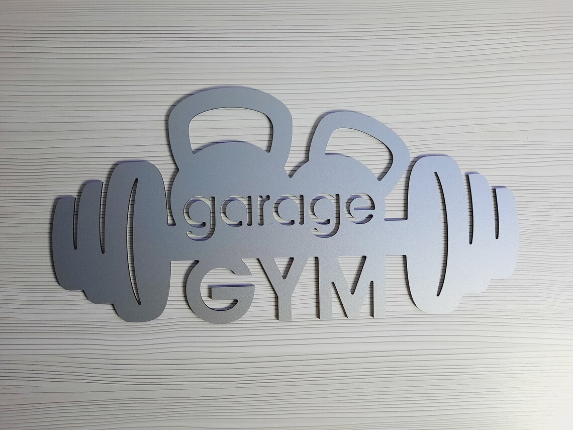 Garage Gym Sign Garage Gym Sign Garage Metal Gym Sign Home | Etsy