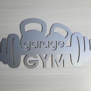Garage Gym Sign, Garage Gym Sign, Garage Metal Gym Sign, Home Garage ...