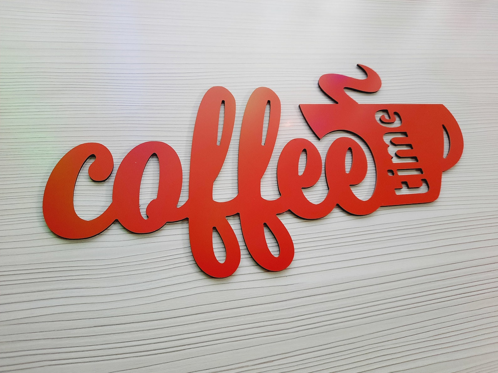 Coffee Time Sign for Kitchen Metalcoffee Sings House | Etsy