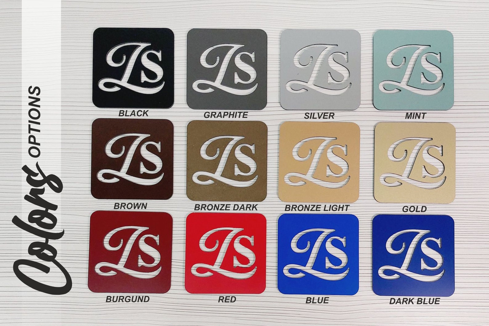 Script Address Sign Metal,script House Numbers,custom House Numbers ...