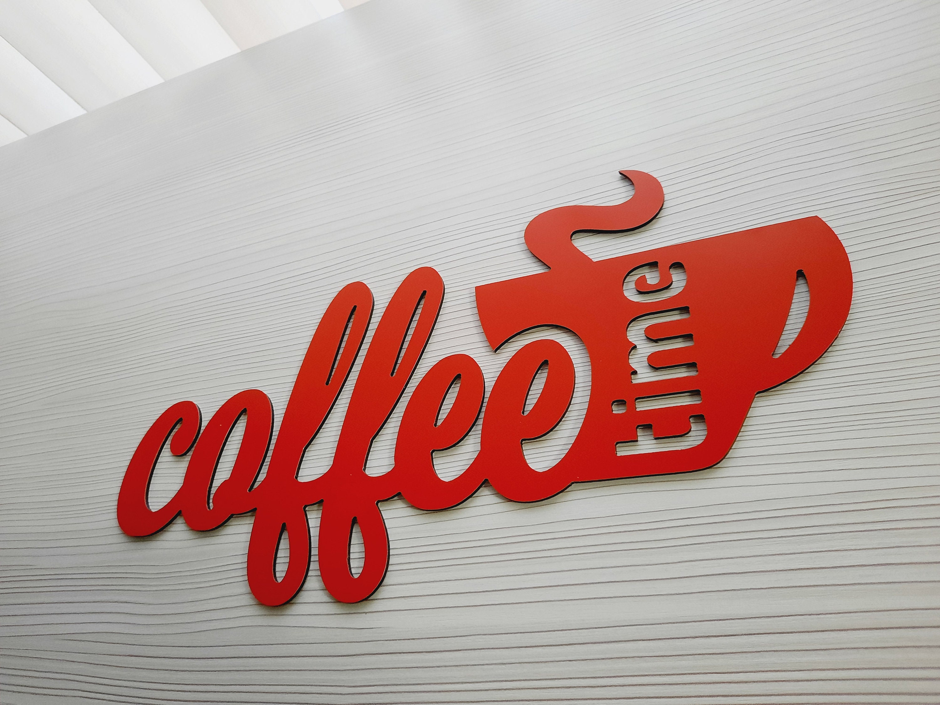 Coffee Time Sign for Kitchen Metalcoffee Sings House | Etsy