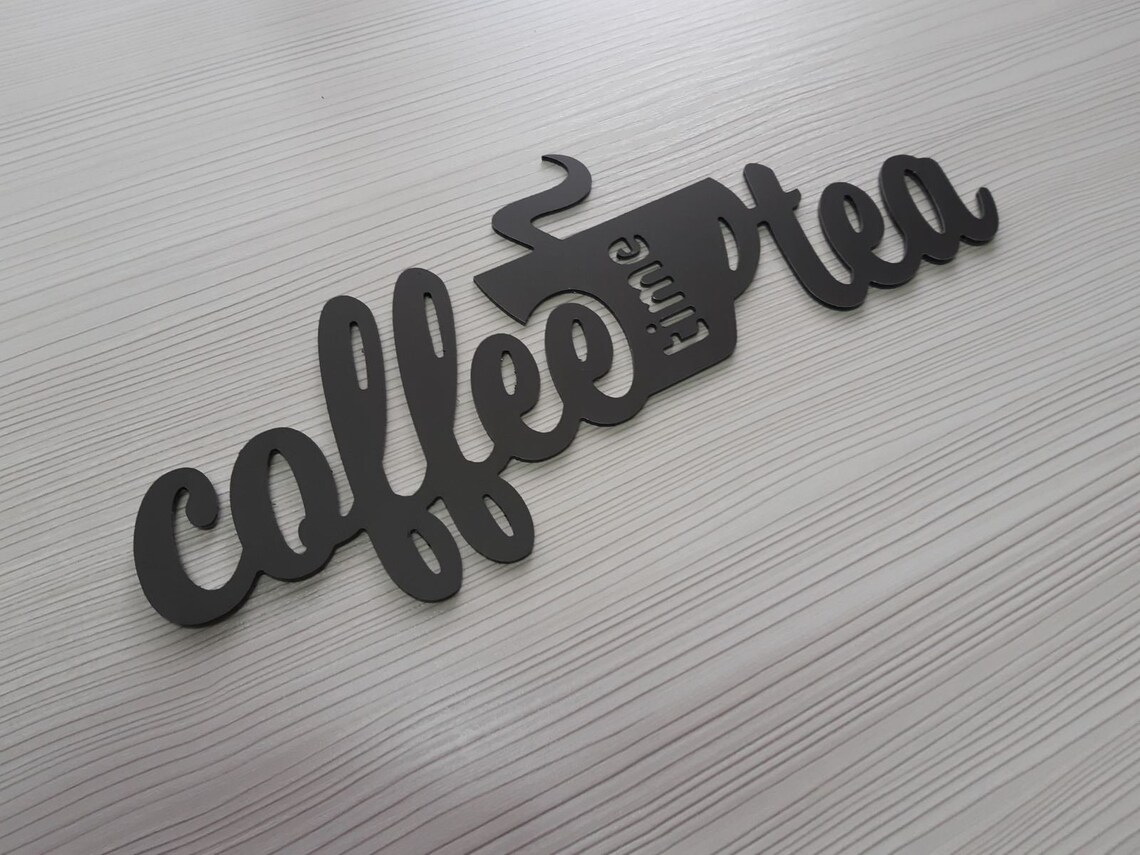 Coffee Time Tea Sign for Kitchen Metalcoffee Sings House - Etsy
