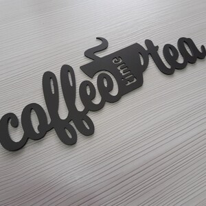 Coffee Time Tea Sign for Kitchen Metal,coffee Sings House Decor,wall ...