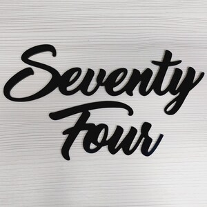 Script Address Sign Metal, Custom House Numbers Sign Cursive, Metal ...