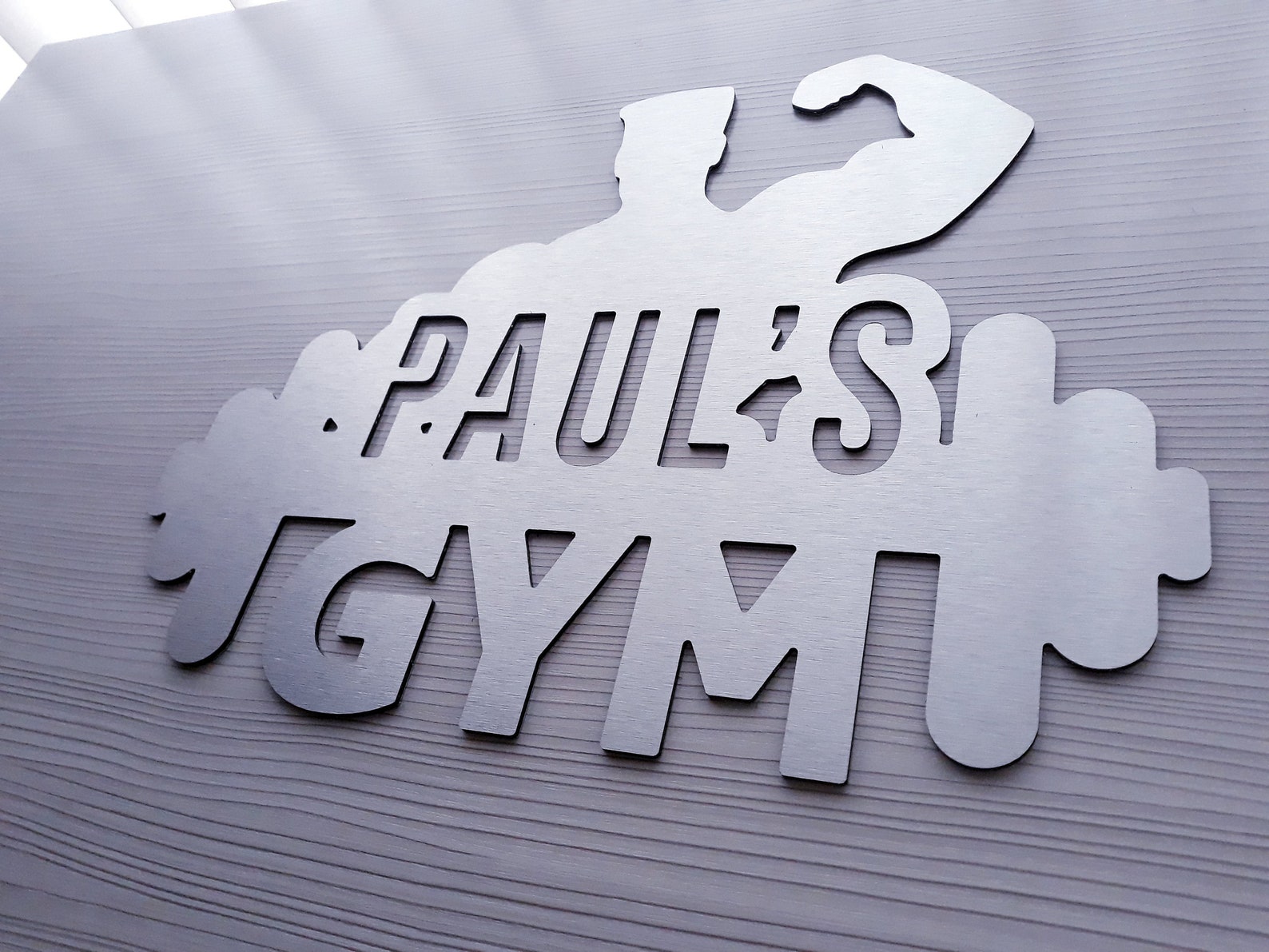 Custom Gym Signpersonalized Home Gym Signcustom Metal Gym - Etsy