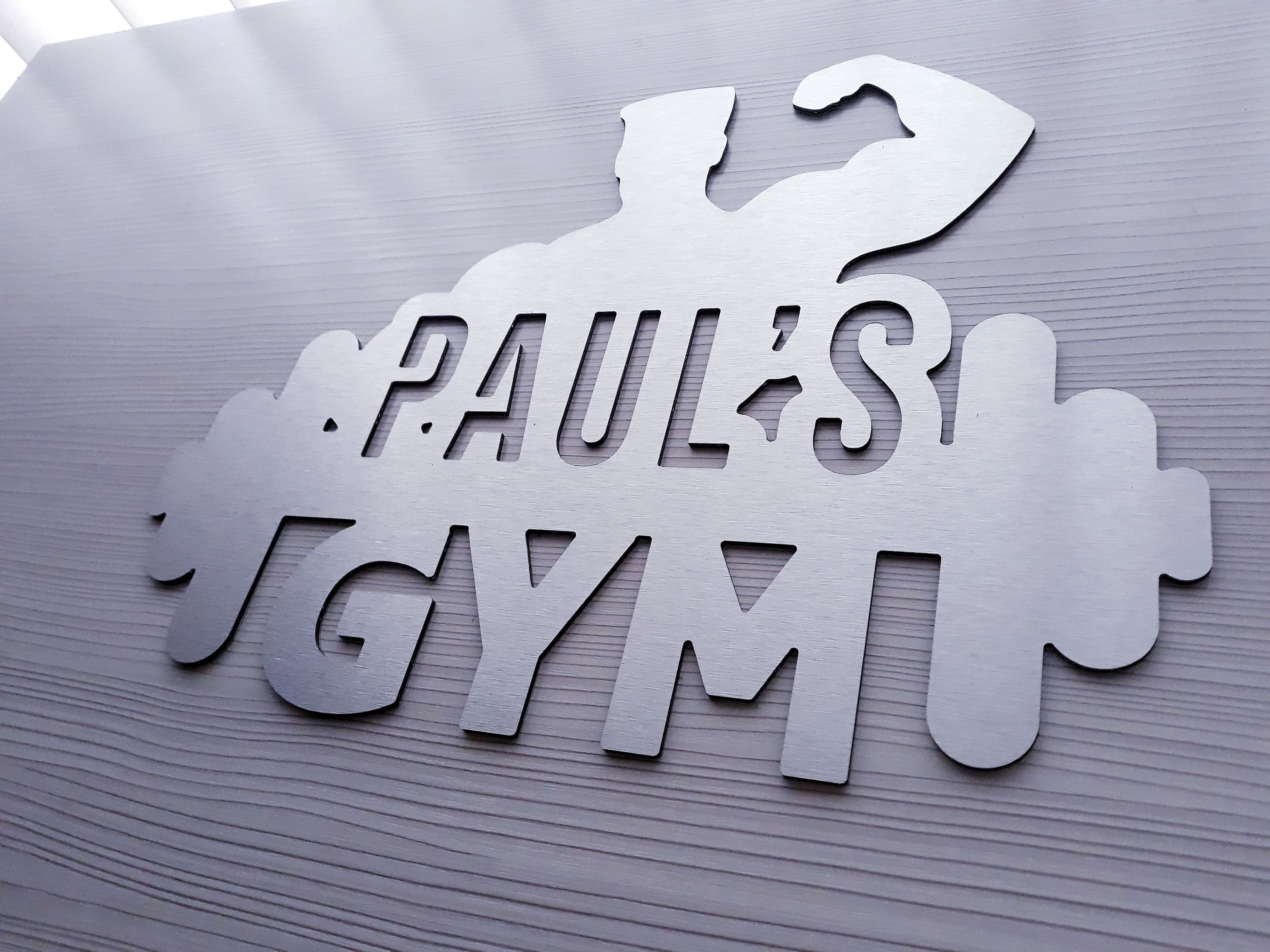 Custom Gym Signpersonalized Home Gym Signcustom Metal Gym - Etsy