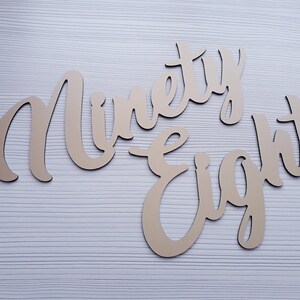 Script Address Sign Metal, Custom House Numbers Sign Cursive, Metal ...