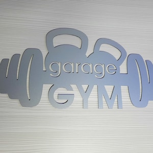 Garage Gym Sign, Garage Gym Sign, Garage Metal Gym Sign, Home Garage ...