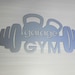 Garage Gym Sign Garage Gym Sign Garage Metal Gym Sign Home - Etsy