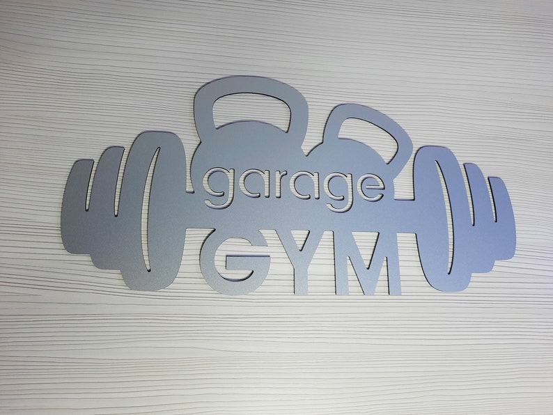 Garage Gym Sign Garage Gym Sign Garage Metal Gym Sign Home | Etsy