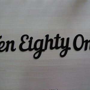 Script Address Sign - Etsy