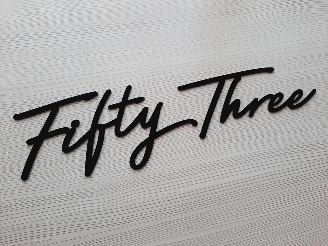 Script Address Sign ,script House Numbers, Custom House Numbers Sign ...