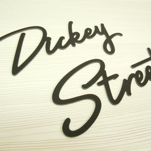 Script Address Sign ,script House Numbers, Custom House Numbers Sign ...