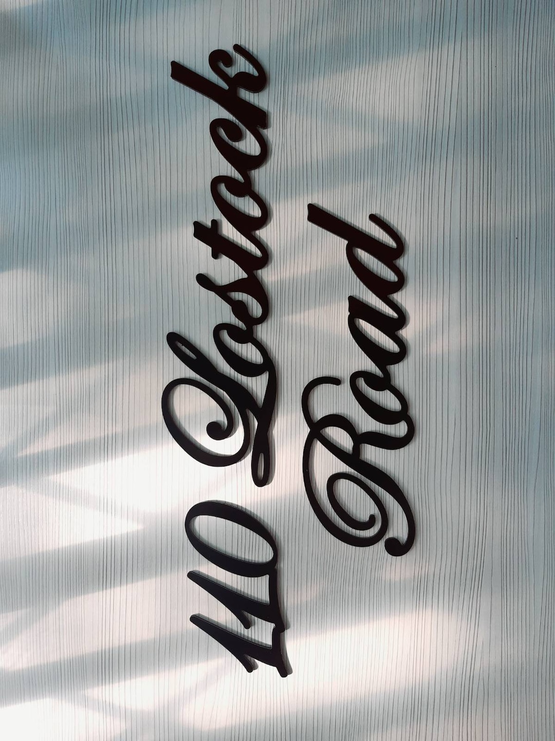 Script Address Sign script House Numbers Custom House | Etsy