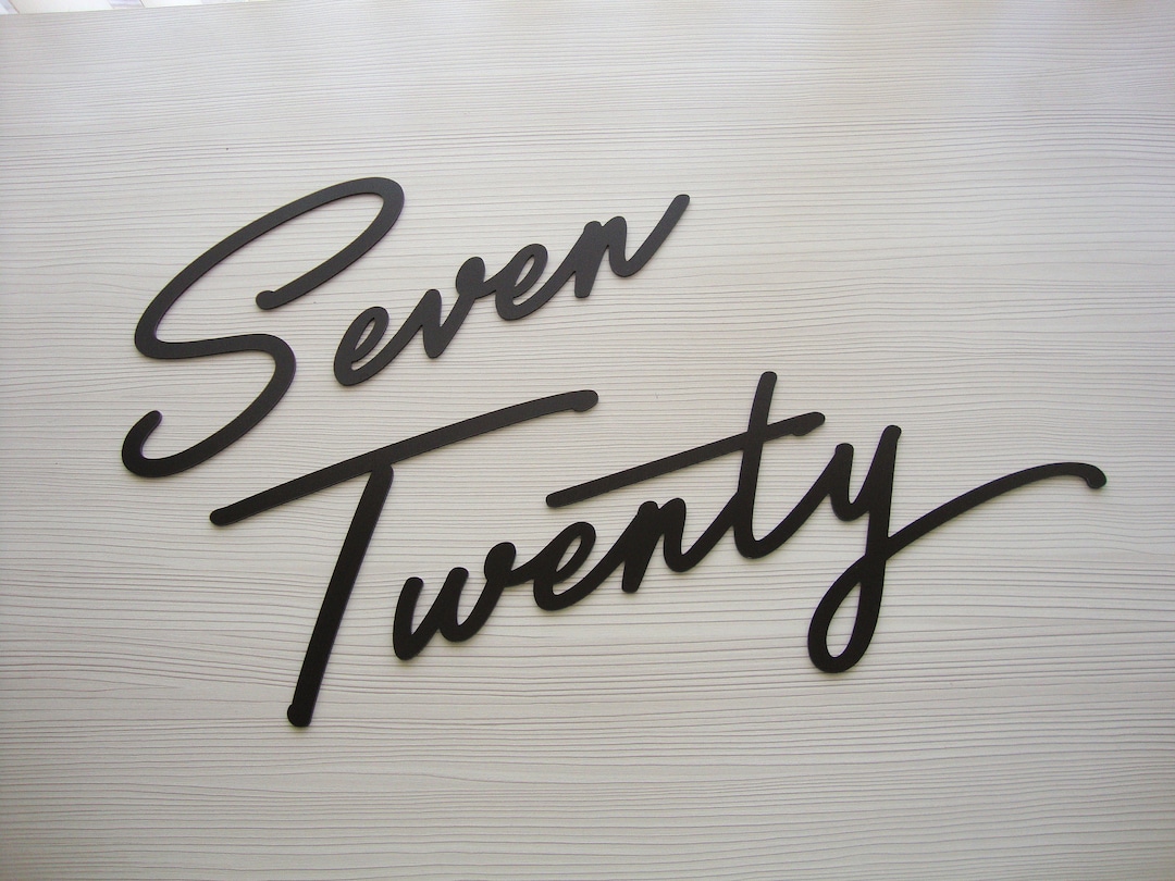 Script Address Sign, Script House Numbers,custom House Numbers Sign ...