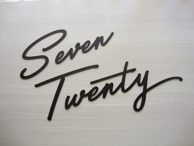 Script Address Sign Script House Numberscustom House Numbers - Etsy