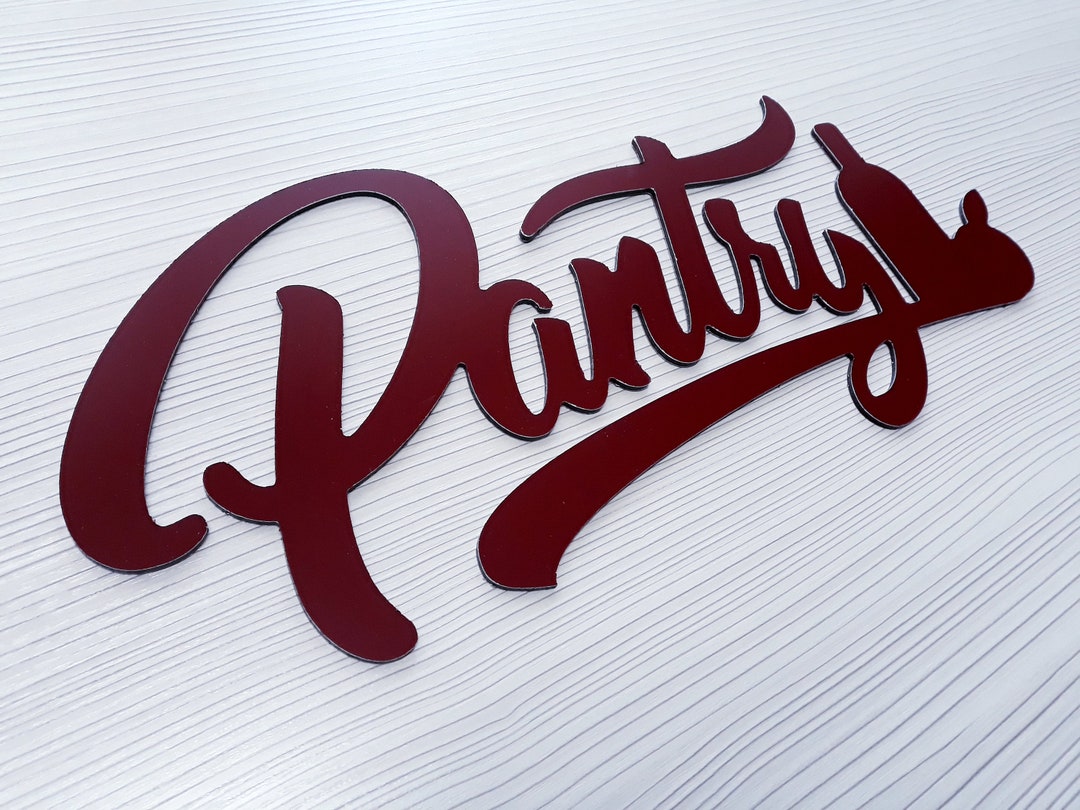 Pantry Sings,pantry Sing Metal House Decor, House Sign Pantry, Custom ...