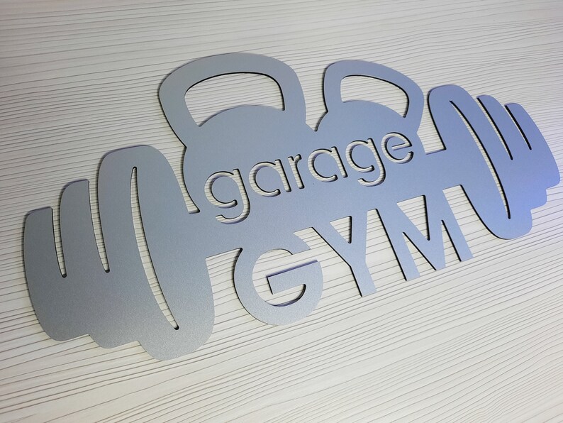 Garage Gym Sign Garage Gym Sign Garage Metal Gym Sign Home | Etsy