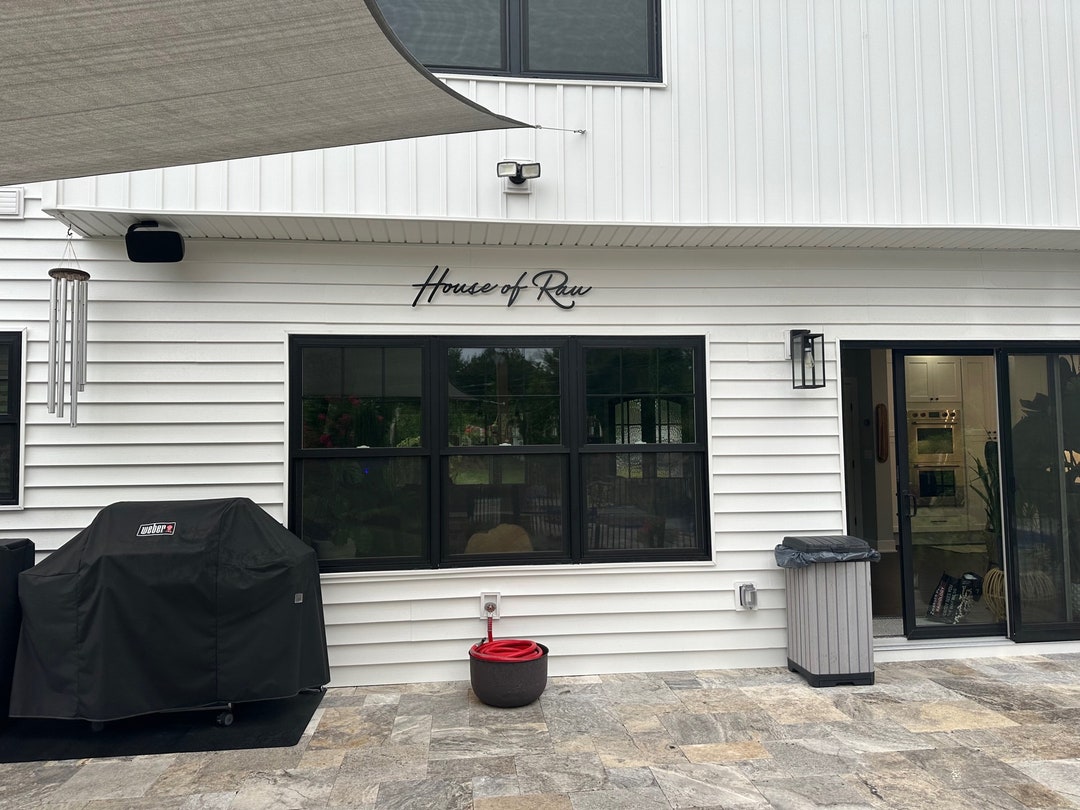 Script Address Sign ,script House Numbers, Custom House Numbers Sign ...