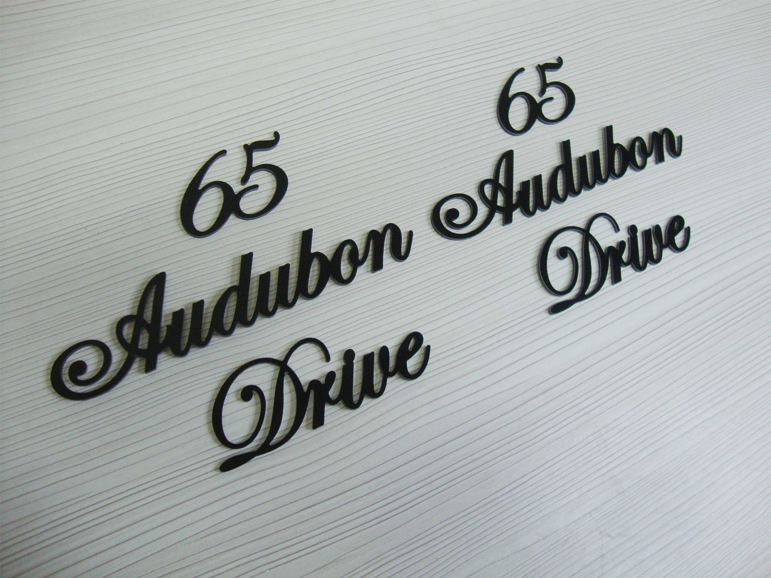 Mailbox Address Sings, Mailbox Script Address Sign, Script House ...