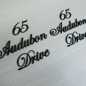 Mailbox Address Sings , Mailbox Script Address Sign ,script House ...