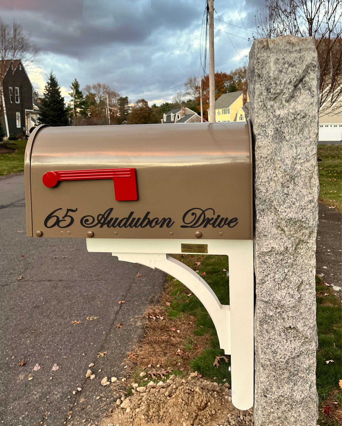 Mailbox Address Sings, Mailbox Script Address Sign, Script House ...
