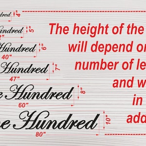 Script Address Sign Metal,garage Address Script,script House Numbers ...