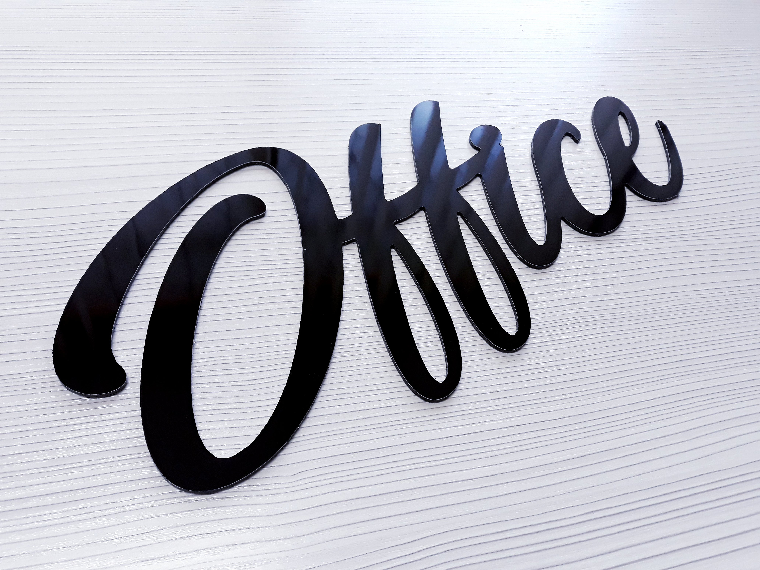 Office Sign Metaloffice Sings House Decorwall Hangings | Etsy