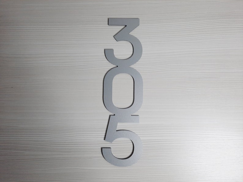 Outdoor Signs House Numbers Vertical House Number Vertical - Etsy