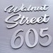 Script Address Sign Metal Custom House Numbers Sign Cursive - Etsy