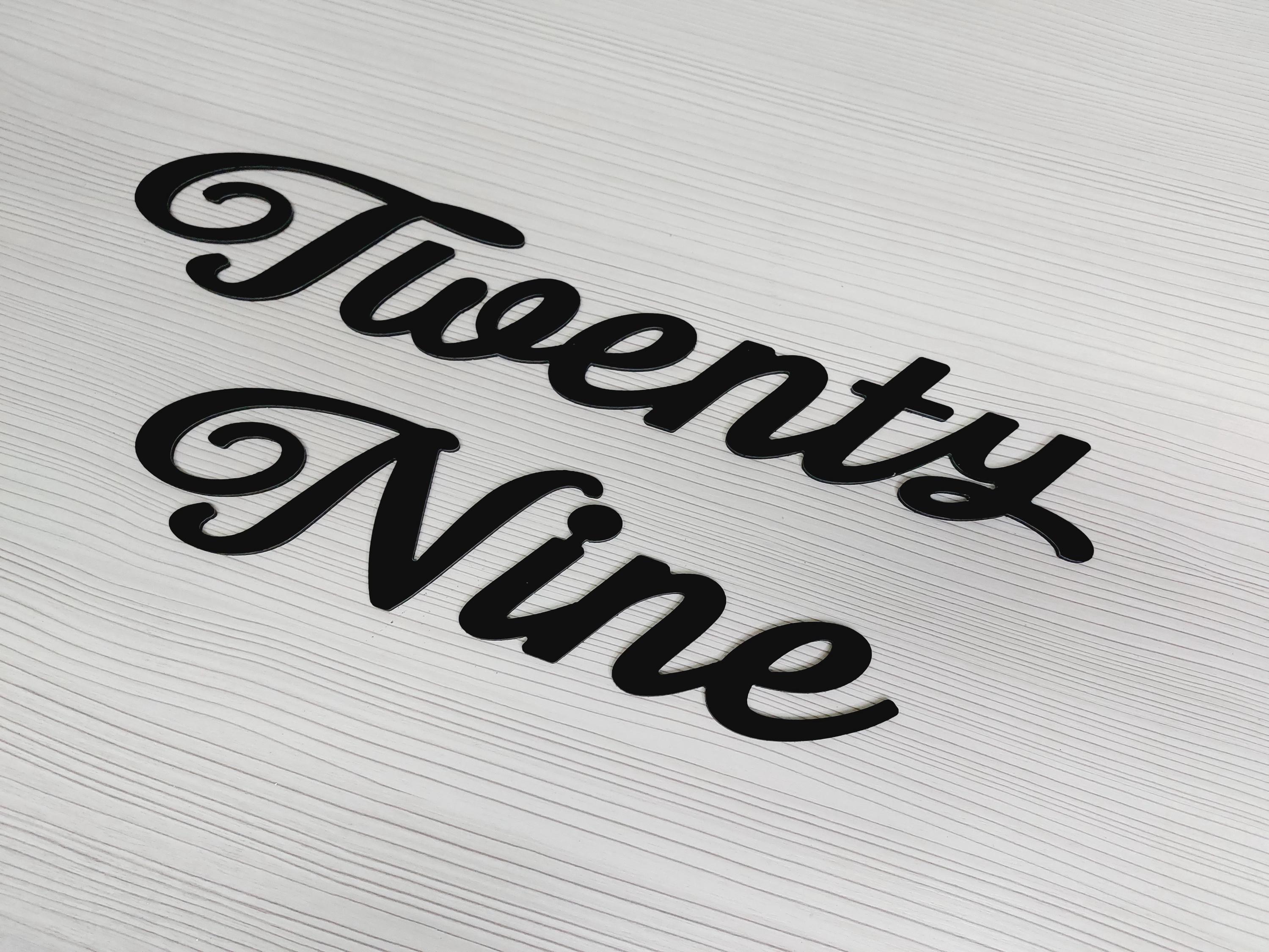 Script Address Sign, Script House Numbers, Custom House Numbers Sign ...