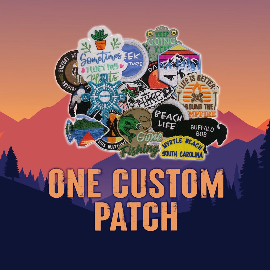 Custom Logo Patches - Embroidered Patches - up to 11" Iron-on / Sew-on ...