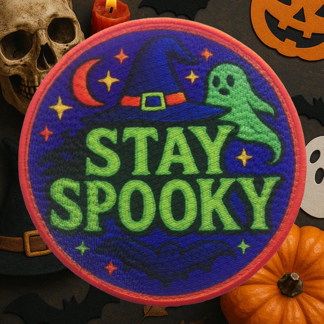 Stay Spooky Patch/iron on Patch/halloween Costume/kids Patches/sew-on ...