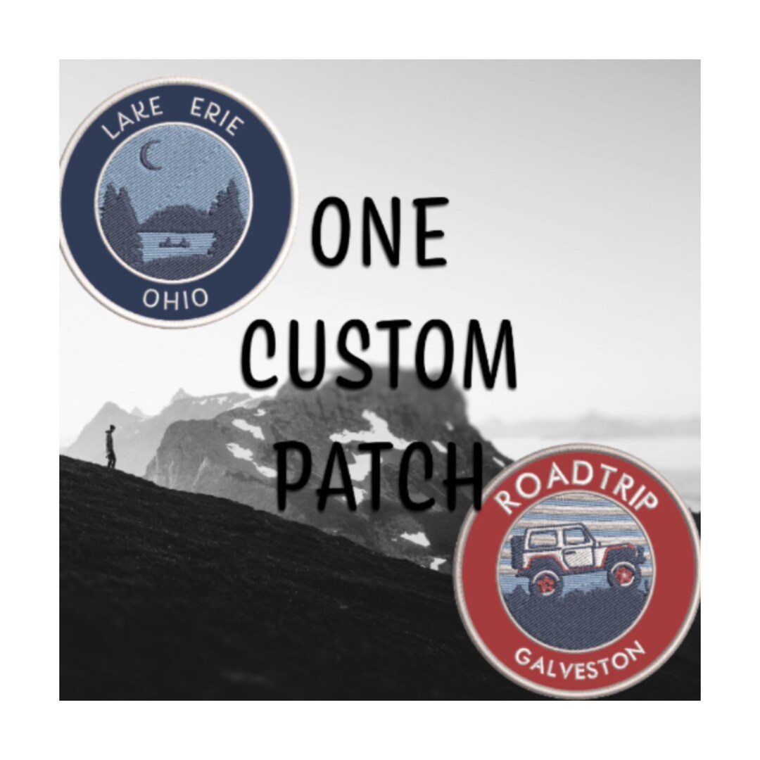 Custom Logo Patches Embroidered Patches up to 11 Iron-on / Sew-on ...